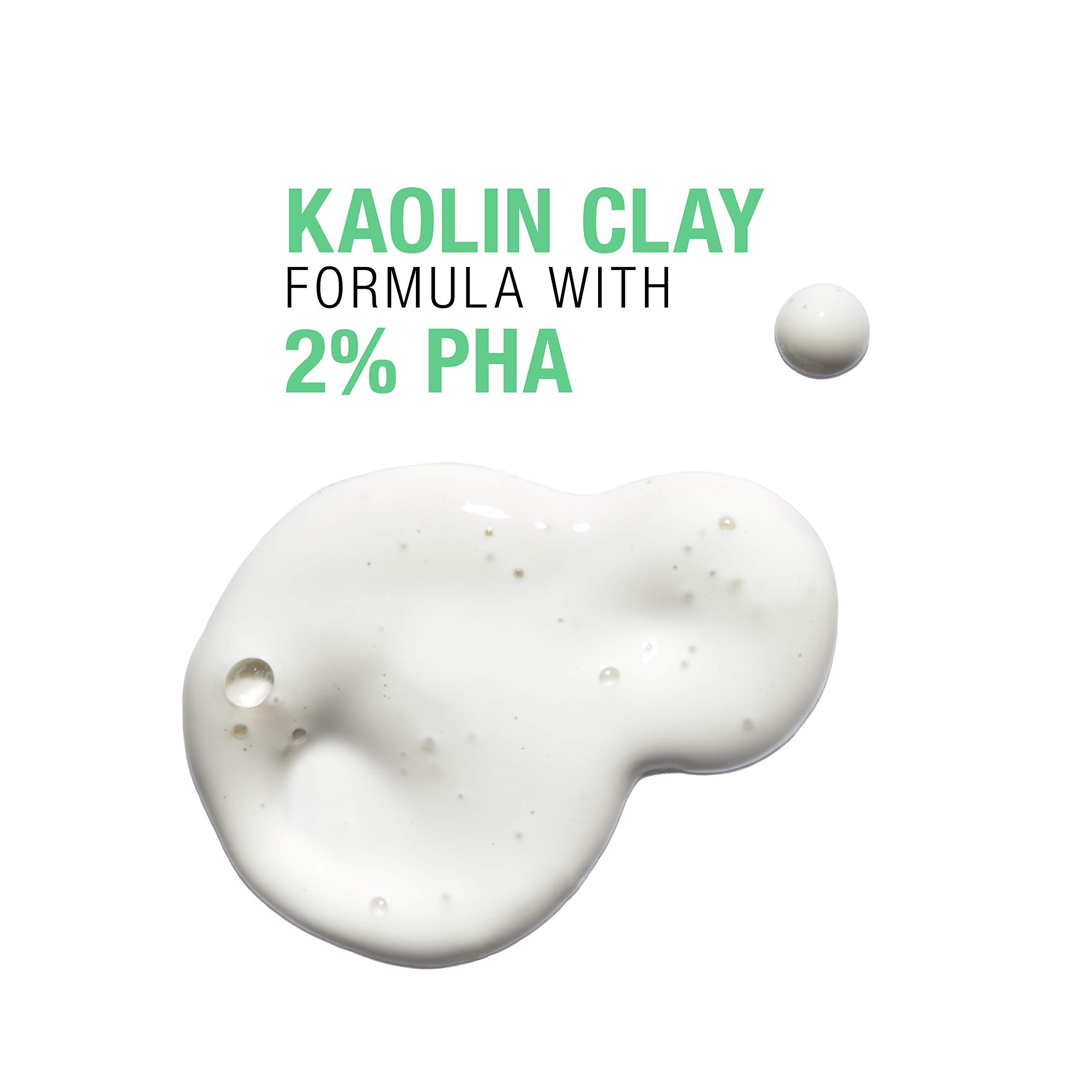 Neutrogena Skin Balancing Kaolin Clay Cleanser with 2% Polyhydroxy Acid (PHA), Mattifying & Conditioning Face Wash for Oily Skin, Paraben-Free, Soap-Free, Sulfate-Free, 6.3 fl oz