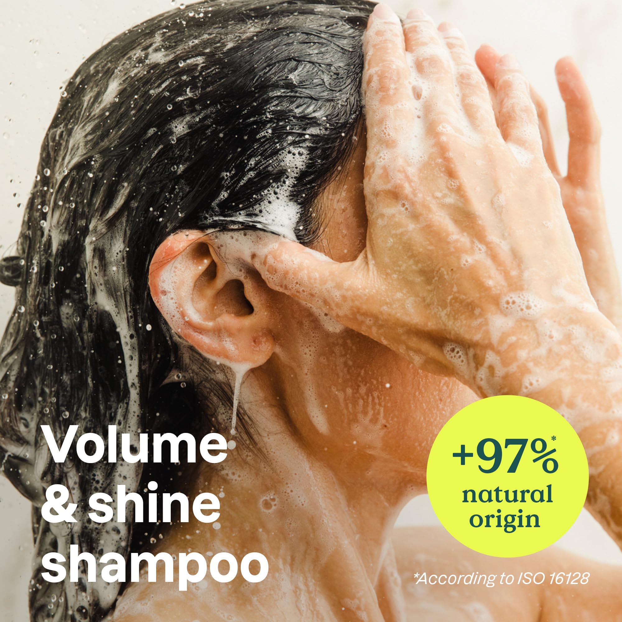 ATTITUDE Volume and Shine Hair Shampoo, EWG Verified, For Thin Hair, Naturally Derived Ingredients, Vegan and Plant Based, Soy Protein And Cranberries, 32 Fl Oz
