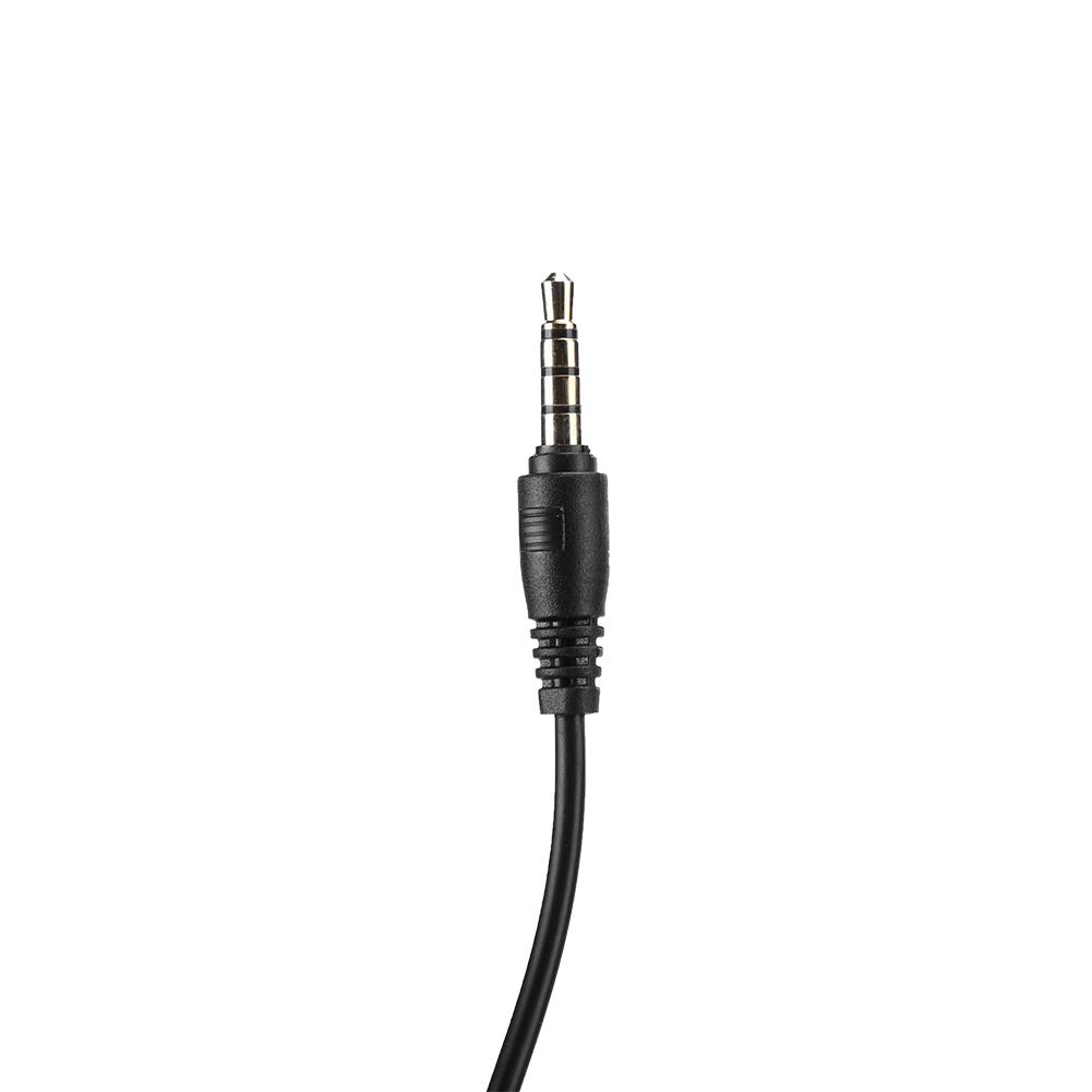 Call Center Headset, 3.5mm 360 Degree Rotating Earmuffs Retractable Headband MIC Service Call Center Headphone for Computers Phones Desktops PC Tablet Office Home