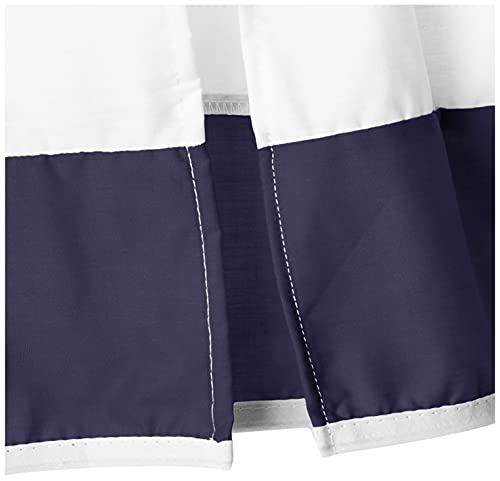 Baby Doll Sweet Lodge Collection Crib Skirt/Dust Ruffle in Navy