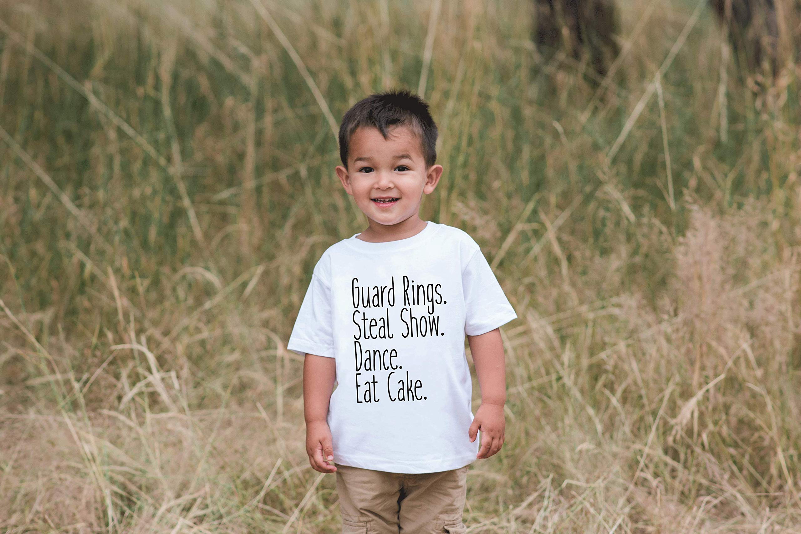 7 ate 9 Apparel Toddler Boy's Funny Ring Bearer Wedding T-Shirt 2T Black