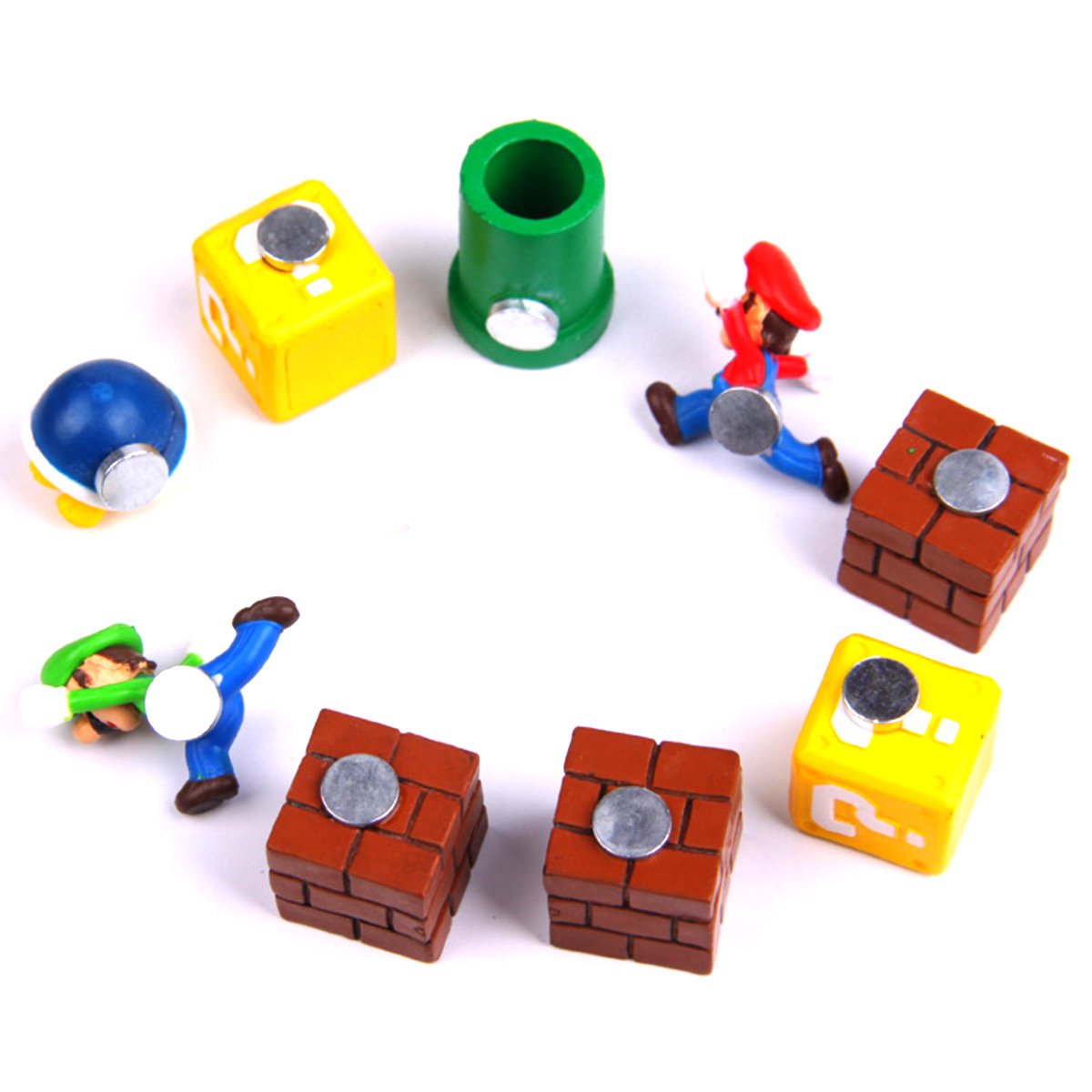 14 Pcs Mario Fridge Magnets Set, Refrigerator Magnets, Office Magnets/Calendar Magnet/Whiteboard Magnets/Mario Decorative Refrigerator Magnets Kitchen Kit