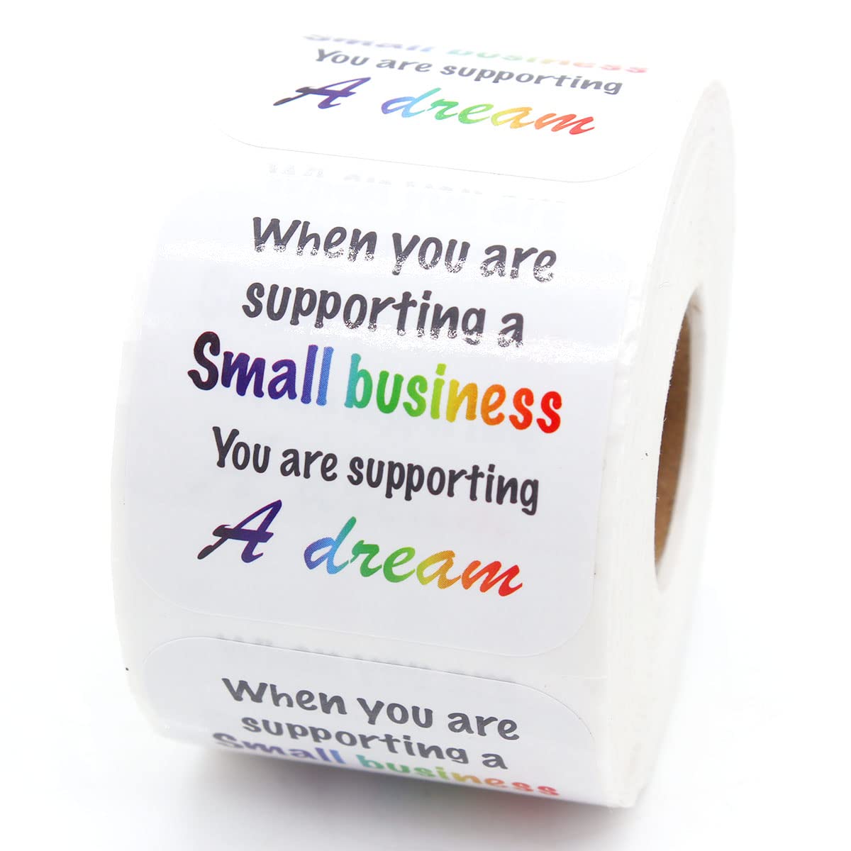 Littlefa When You are Supporting A Small Business You are Supporting A Dream Business Stickers, Thank You Stickers,Handmade Stickers,Small Business Stickers, Envelopes Stickers 500 PCS