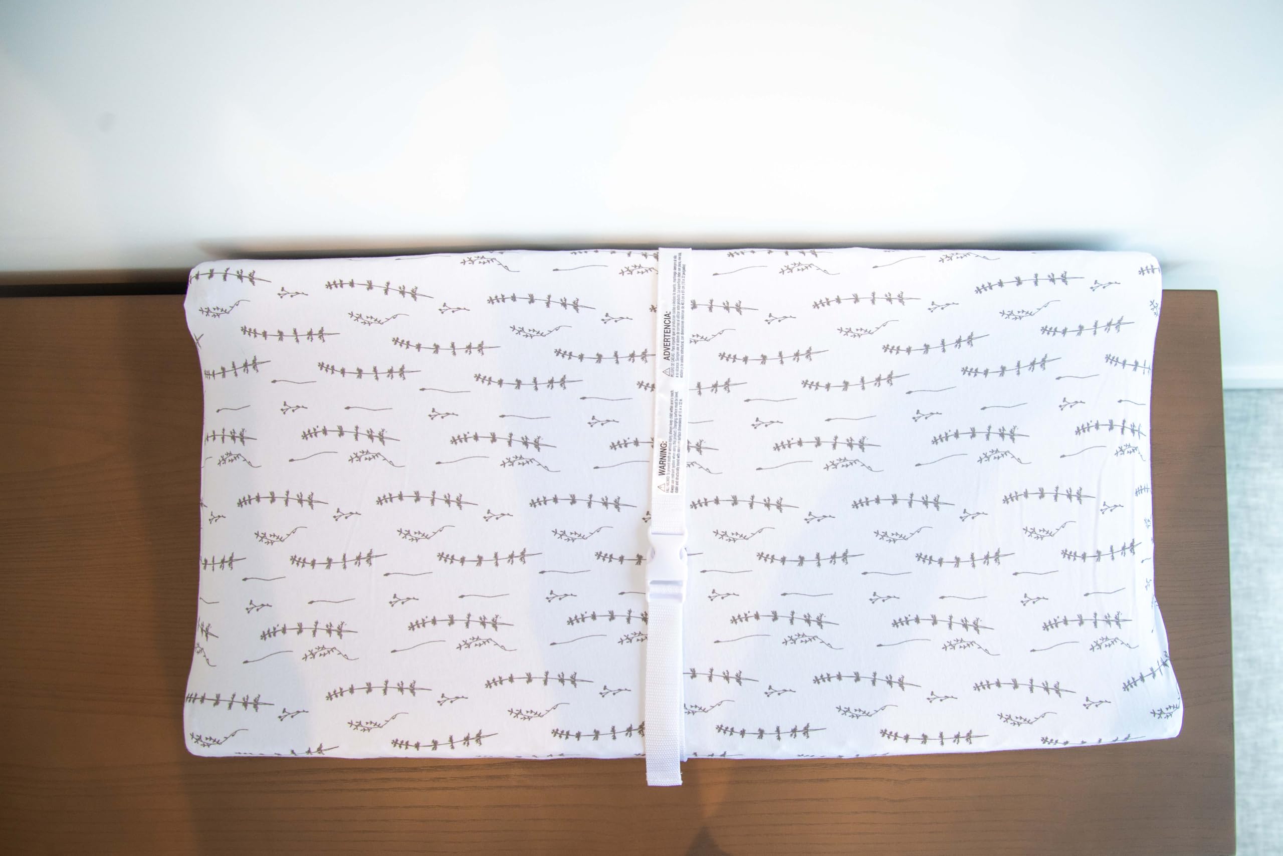 Changing Pad Cover 2 Pack - Baby Changing Pad Cover with 100% Jersey Cotton - Changing Pad Covers for Girls and Boys, Newborn Essentials (Forest Grey Leaf & Floral)
