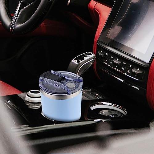 2pcs Replacement Lid for Stanley Quencher, No Spill Travel Tumbler Lids Replacement Tumbler Lids 40 oz No Leakage Plastic Replacement Lids Tumbler Cup Lids for Stanley Cup (Black, Threaded)