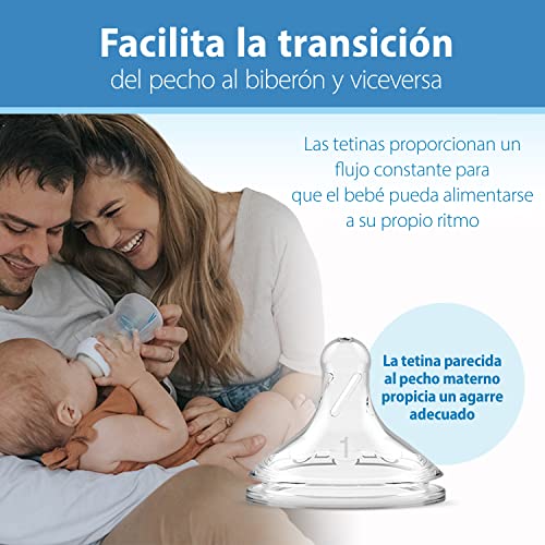 Dr. Brown's Natural Flow® Anti-Colic Options+™ Wide-Neck Bottle Essentials Gift Set with Breast-Like Nipple,100% Silicone HappyPaci™ Pacifier and Baby Bottle Travel Caps