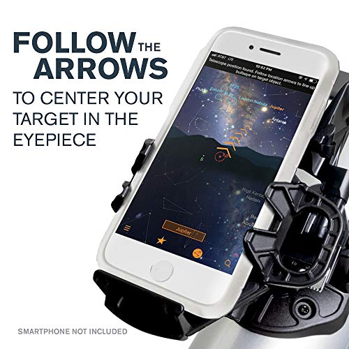 Celestron β StarSense Explorer LT 114AZ Smartphone App-Enabled Telescope β Works with StarSense App to Help You Find Stars, Planets & More β 114mm Newtonian Reflector β iPhone/Android Compatible
