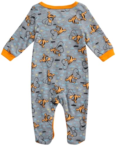 Disney Baby Boys' Romper: Mickey Mouse, Winnie the Pooh, Lion King, Size 6-9 Months, Tiger