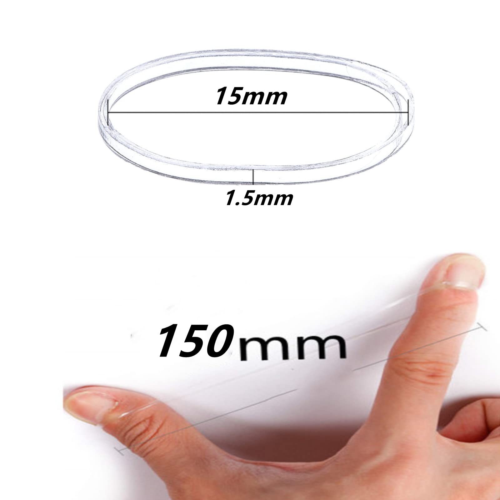 1000Pcs Clear Elastic Hair Rubber Bands, 4pcs Topsy Tail Hair Tools,Hair loop Styling Tool, French Braid Tool Loop,Soft And Mini Hair Elastics Ties for Girls Kid And Women Ponytail,1pcs Rat Tail Comb