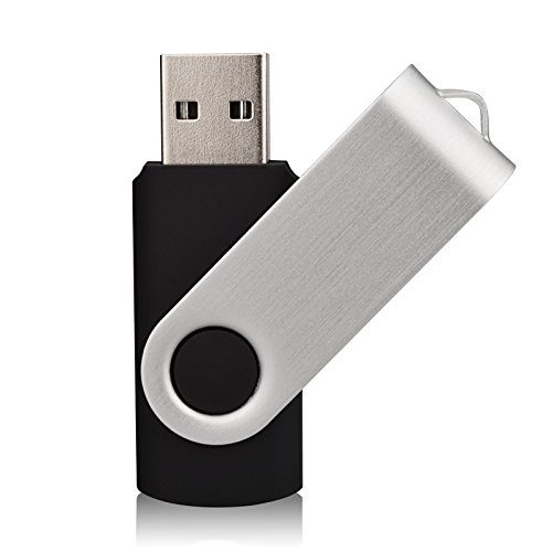 Aiibe 5pcs 8GB USB Flash Drive Pendrives 8 GB Bulk USB 2.0 Thumb Drives Multicolor USB Memory Stick Jump Drive Zip Drives (8G, 5 Pack, 5 Colors : Black Red Yellow White Purple)