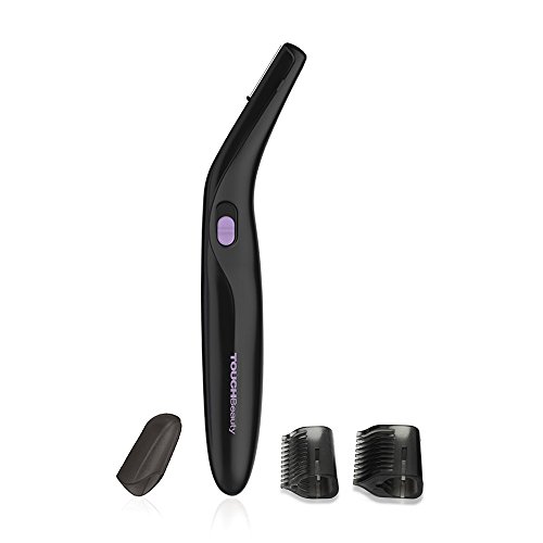 Electric Eyebrow Trimmer Eyebrow Hair Remover Portable Eyebrow Epilator with Two Eyebrow Combs Stainless Steel Blade for Women and Men