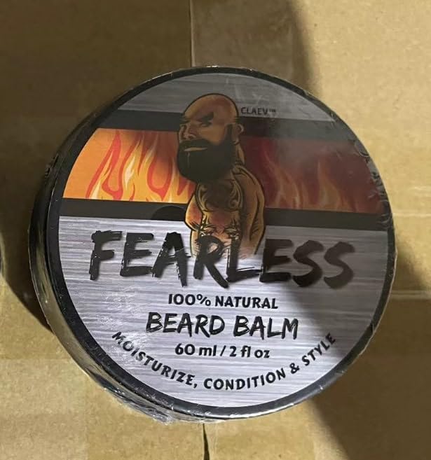 Claev Beard Balm (2 oz), 100% Top-Grade Natural Beard Conditioning & Styling Balm, Designed for Rugged, Active, or Outdoorsy Men, Includes Shea Butter, Vegan Beeswax, Cedarwood Oil, is a US Company