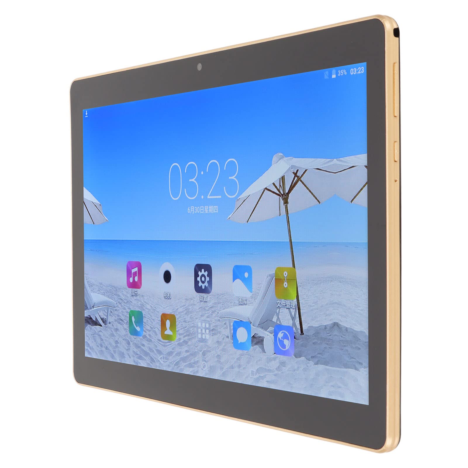 10.1 Inch Tablet, 1280x800 Powerful Functions 1GB RAM 16GB ROM 100240V HD Display Tablet 8 Core for Game US Plug