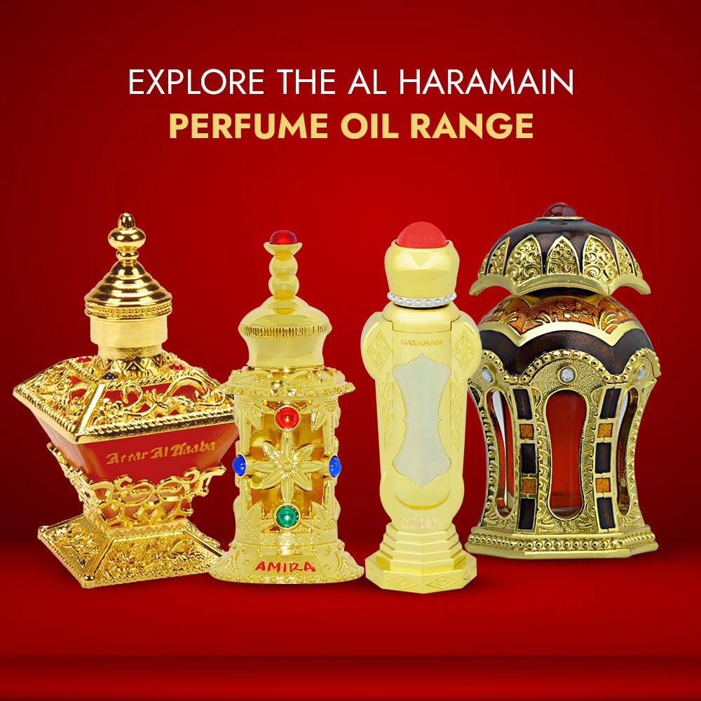 Al Haramain Tanasuk Perfume Oil - 12 ml | Unisex Amber Vanilla Attar Oil | Concentrated Fragrance