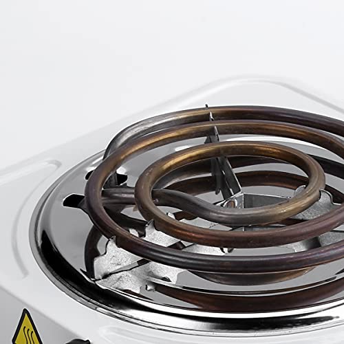 500W-1500W Portable Electric Single Burner Hot Plate Kitchen Stove Dorm Cooktop