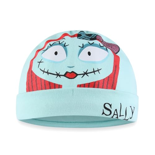 Disney Nightmare Before Christmas Sally Girls’ Bodysuit Dress and Cap Set for Newborn and Infant - Multicolor