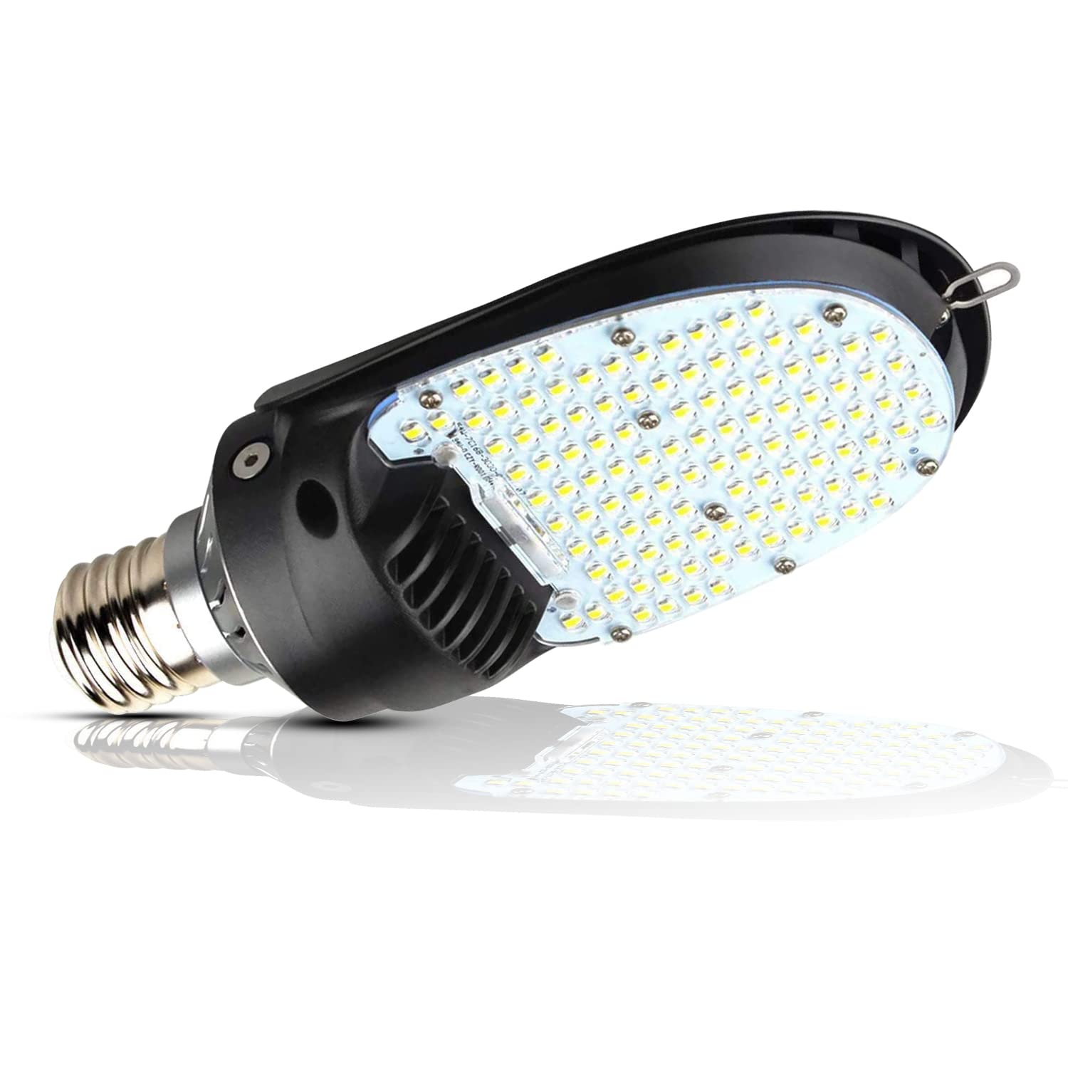 OSTEK 115W LED Paddle Light, 15500LM Shoebox Area LED Retrofit Lamp, 5000K 180°LED Corn Light Bulb Rotatable E39 Mogul Base (450W MH Equiv.) for Parking Lot Security Lights - UL DLC Listed (1 Pack)