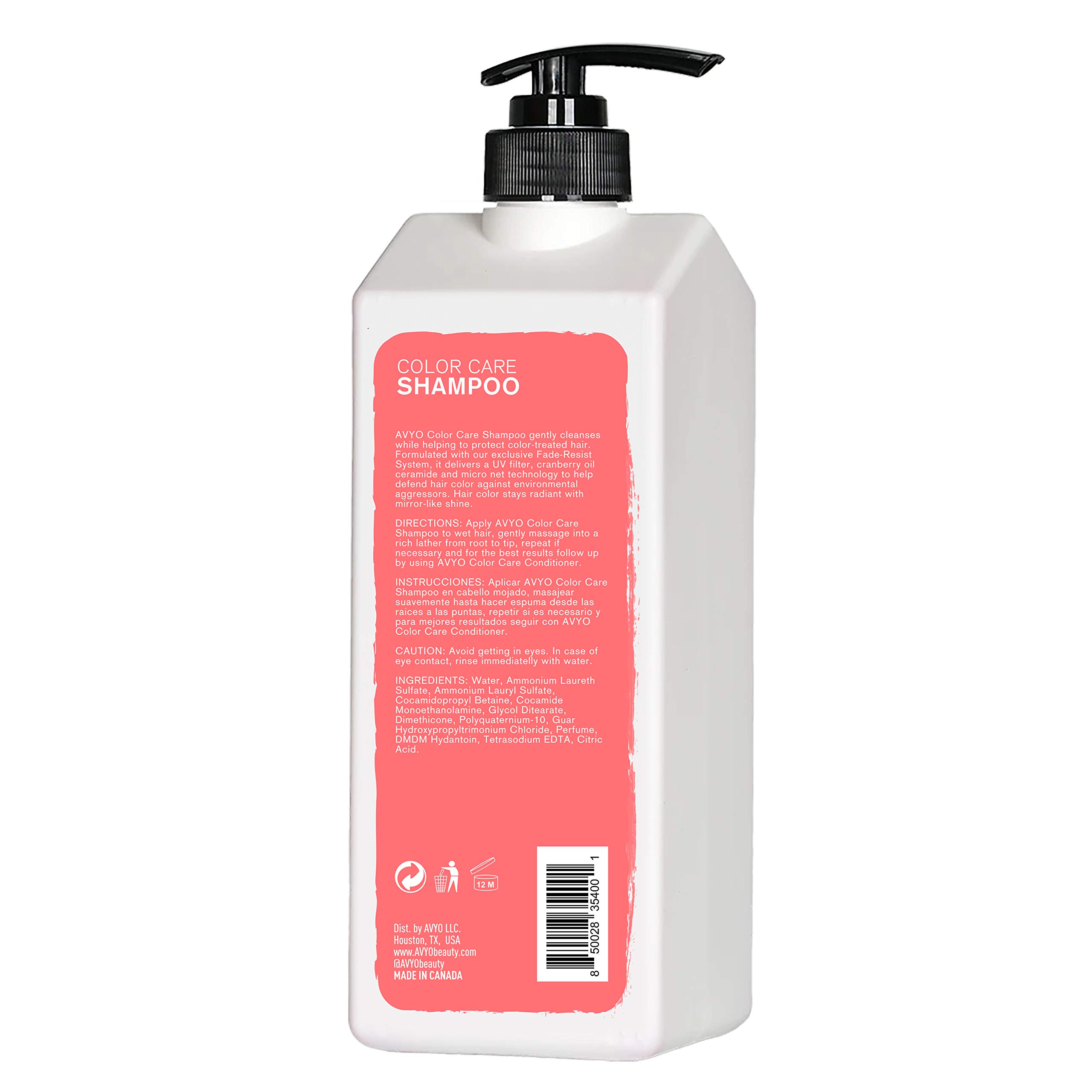 AVYO Color Care Shampoo | Moisturizes and Protects Color from Fading