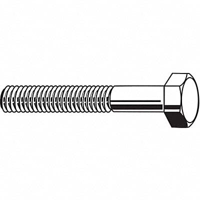 7/16-20 x 2-3/4" Grade 8 Yellow Zinc UNF (Fine) Hex Head Cap Screws, 10 pk.