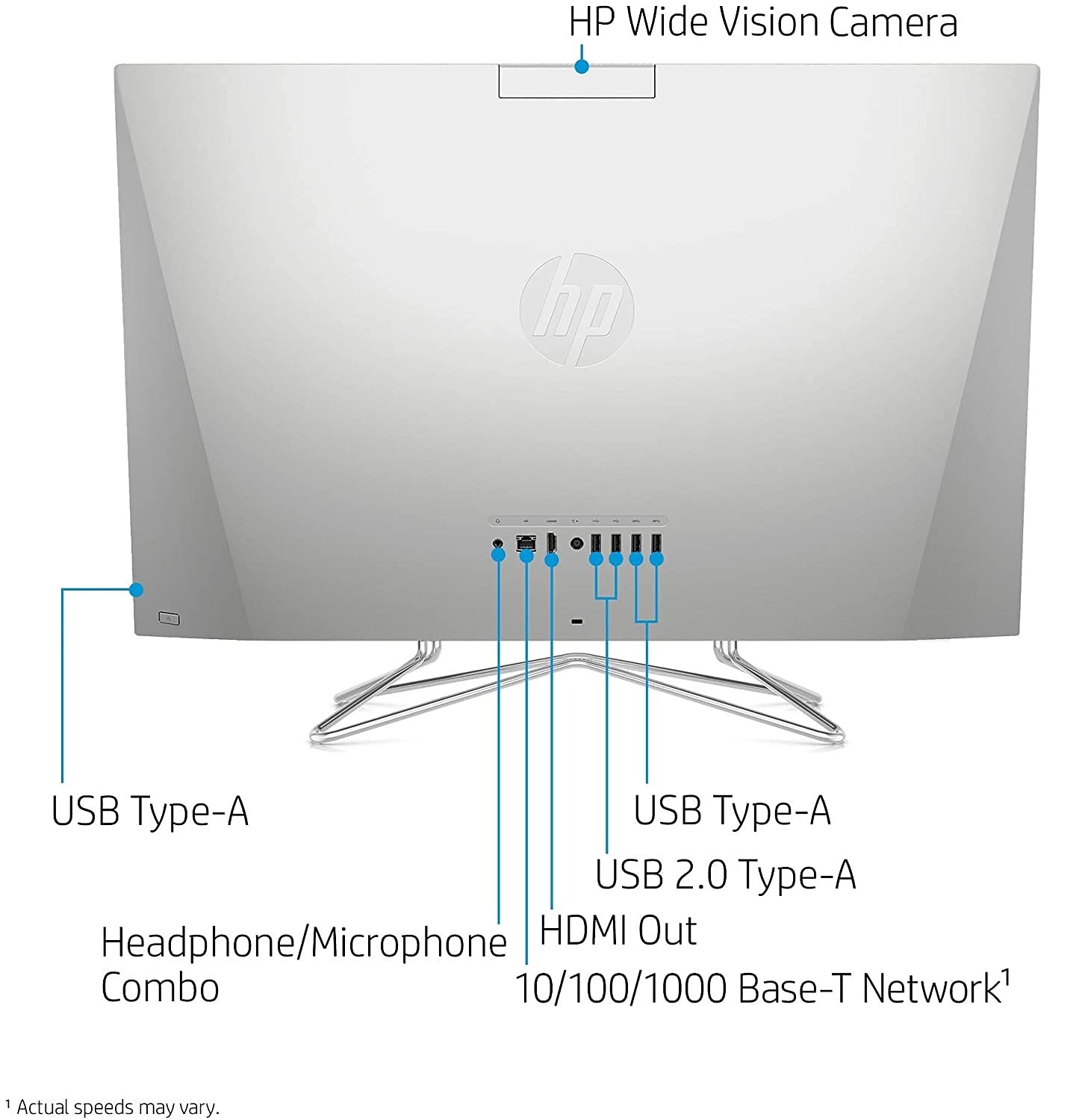 HP Pavilion 27 Touch Desktop 1TB SSD Win 11 PRO (Intel 11th gen Quad Core i7 Processor and Turbo Boost to 4.70GHz, 16 GB RAM, 1 TB SSD, 27-inch FullHD Touchscreen, Win 11 Pro) PC Computer All-in-One