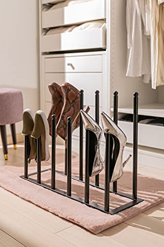 Boot Rack for Boot Storage - This Boot Rack Organizer is Ideal for Tall Boots, Cowboy Boots, Rain Boots, Walking Boots, Sports Boots, Shoes & Sneakers. Boot Storage Rack for Upto 6 Pairs of Shoes & Boots.