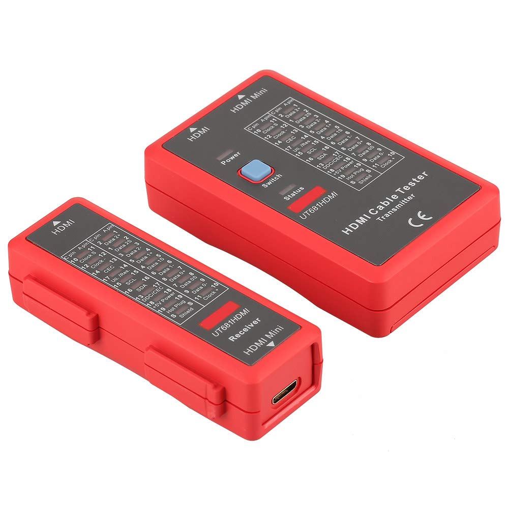 HDMI/Mini-HDMI Cable Tester,HDMI Data Cable Tester,Supports Fast scan Mode and Full Display Mode