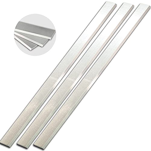 15 Inches Planer Blades jointer Knives set HSS Replacement for Delta 22-677 DC-380 Grizzly G0453 G1021 G6701 JET 708529G JWP-15CS JWP-15HO Freud C045 Reliant DD-37 Powermatic and Most 15" Planers 3pcs