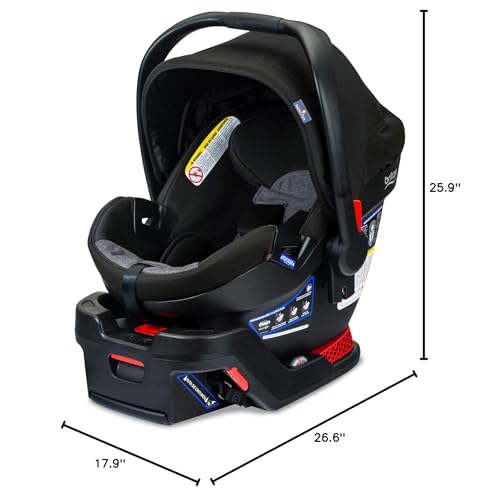 Britax B-Safe Gen2 FlexFit Infant Car Seat, StayClean - Stain, Moisure & Odor Resistant Fabric