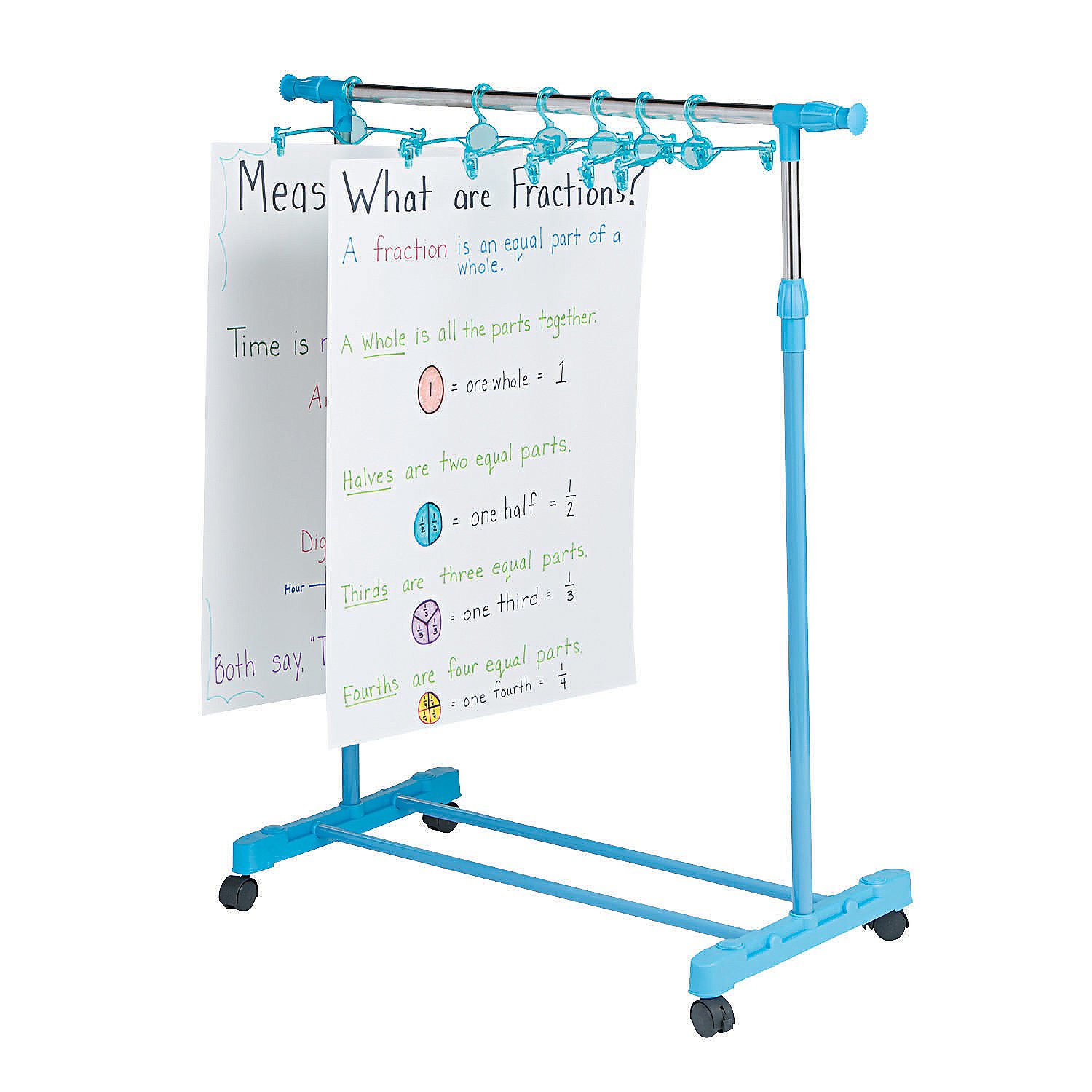 Anchor Chart Storage Rack - Includes 12 Hangers