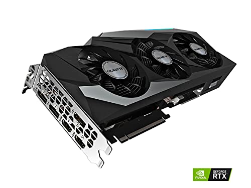 GIGABYTE GeForce RTX 3080 Gaming OC 10G (REV2.0) Graphics Card, 3X WINDFORCE Fans, LHR, 10GB 320-bit GDDR6X, GV-N3080GAMING OC-10GD Video Card