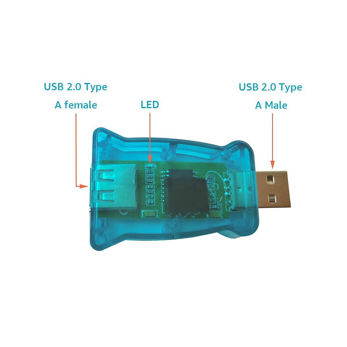 DSD TECH SH-G01A USB Isolator with ADUM3160 Chip 12M