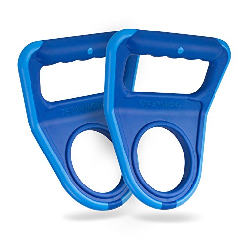 2PK Genuine TERAPUMP TRDWH002 Advanced Ergonomic 2nd Gen 5 Gallon Drinking Water Bottle Handle Bottle Carrier Lifter with Rubberized Anti-Slip Holder