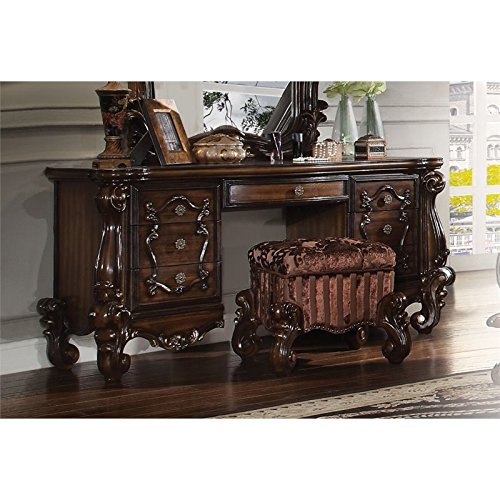 BOWERY HILL Vanity Desk in Cherry Oak