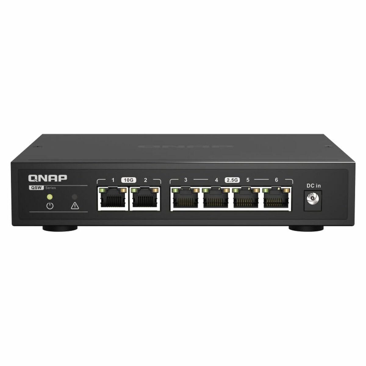 QNAP QSW-2104-2T 2-Port 10GbE RJ45 and 4-Port 2.5GbE RJ45 Unmanged Switch