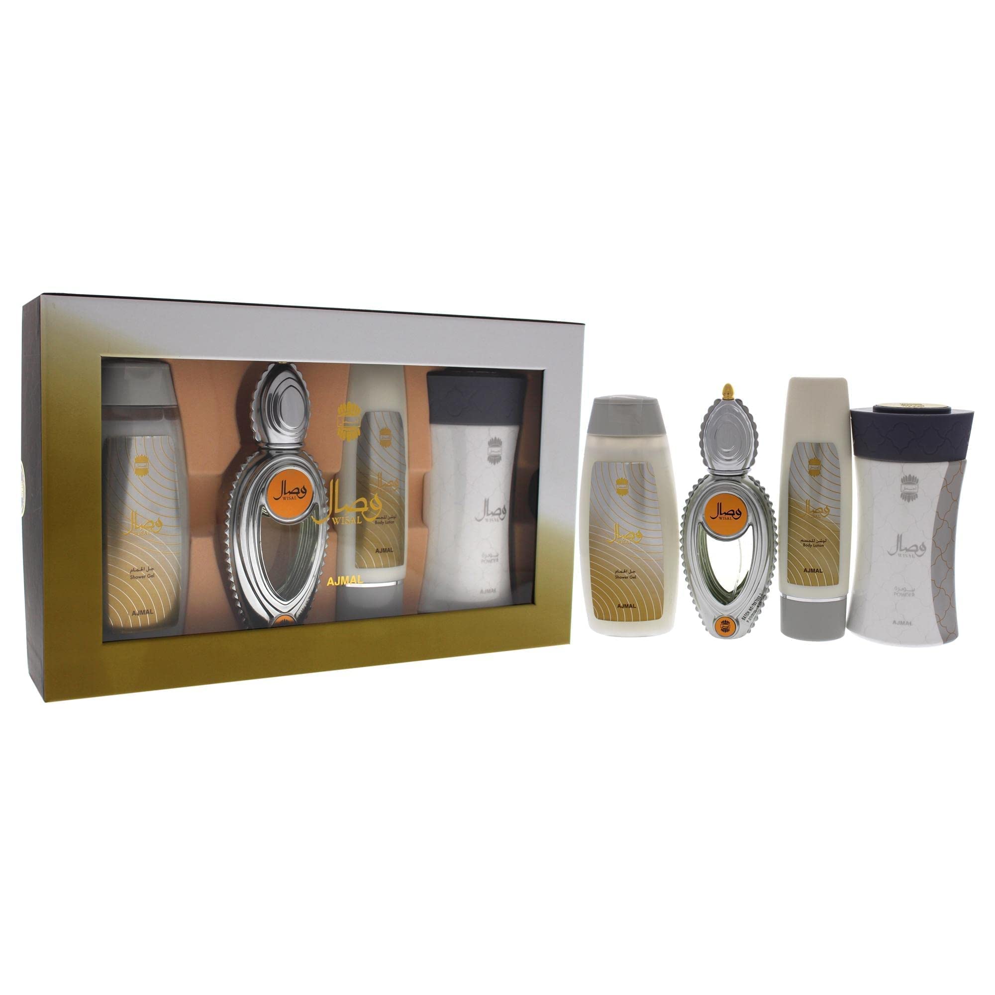 Ajmal Perfumes Wisal Gift Set for Unisex - 4 Pieces