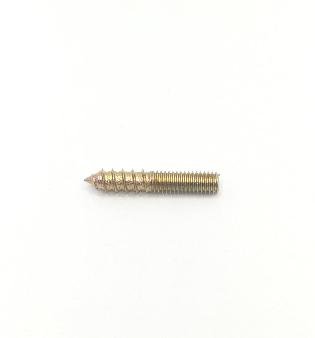 Hanger Bolt M6x35 Double Headed Bolt Self-Tapping Screw for Furniture 20Pcs