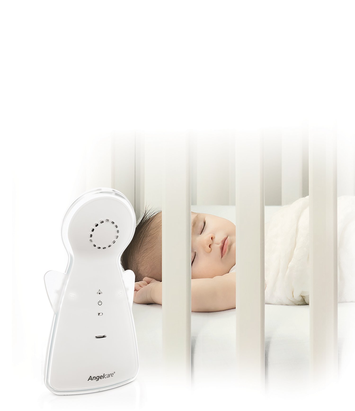 Angelcare AC403 Movement and Sound Monitor, White