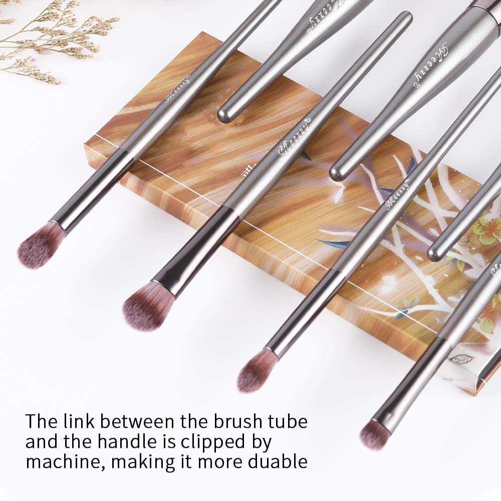 EVRCHGIEA Makeup Brushes Set, Professional Premium Synthetic Powder Foundation Blending Eye Shadow Blush Concealers Face Makeup Brush Kit