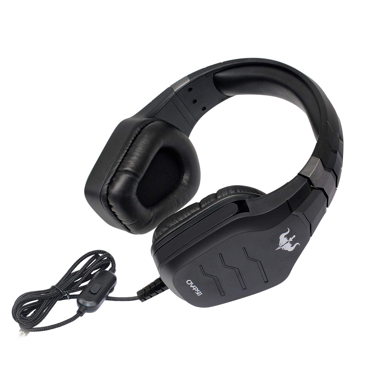 HUIJIN P50 Wired Gaming Headset Headphones 3.5 mm Jack with Adjustable Microphone Noise Cancelling Headphone for Ps4,Mobile Phone,iPod and Tablet