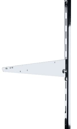14 inch Chrome Knife Bracket for Slotted Standard - 1 inch slots 2 inch on center - Pack of 6