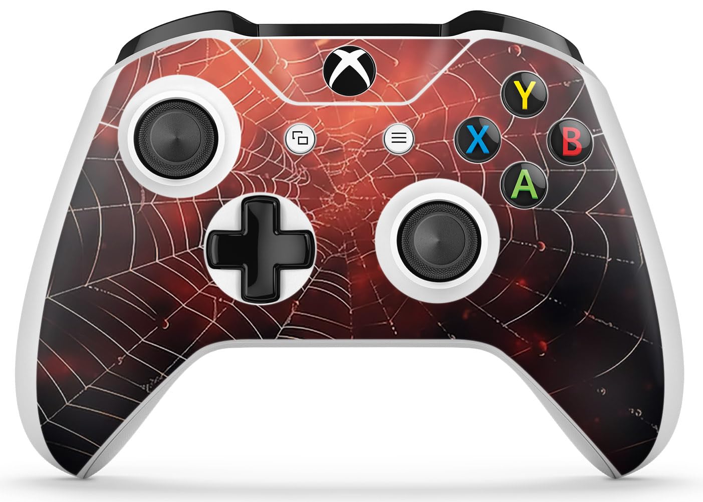 2 x Spider Controller Skins Compatible with Xbox One S Full Wrap Vinyl Sticker