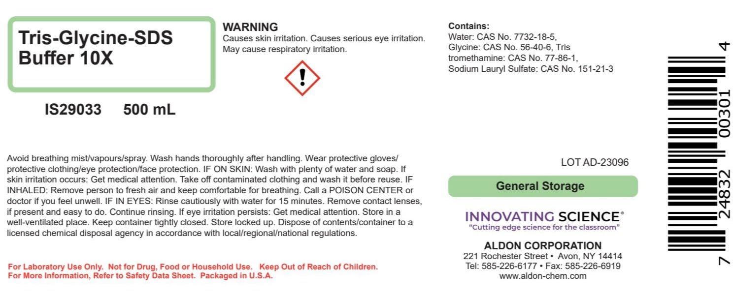ALDON Innovating Science Tris-Glycine-SDS Buffer 10X, 500mL - The Curated Chemical Collection