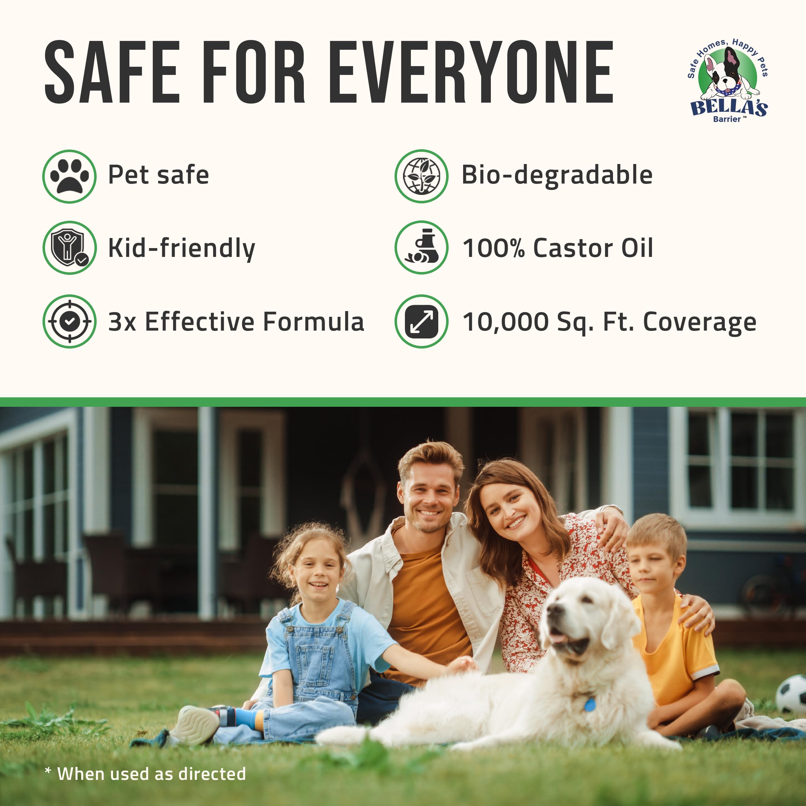 100% Castor Oil for Mole for Lawns Getting Rid of Ground Moles - Most Effective Way to Remove Gopher, Mole, Vole Castor Oil - Pet Safe, Food Grade (33.8 Fl Oz)