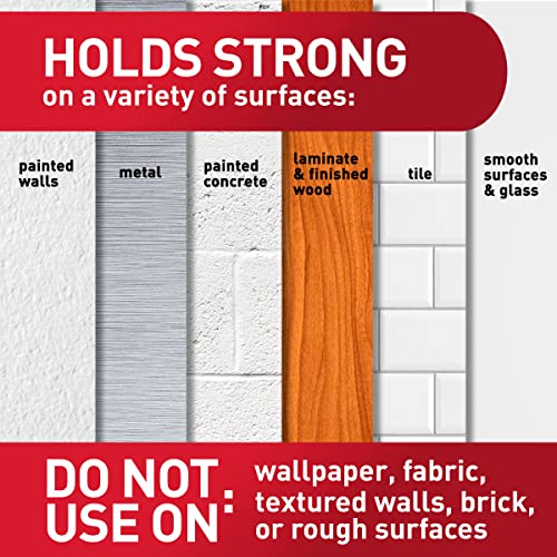 Command Wall Hooks Bundle - Command Small Wire Toggle Hooks 16 Hooks with Medium Utility Hooks 9 Wall Hooks, Command Strips Included