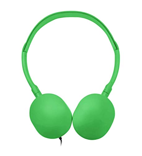 Bulk Headphones for School Library Classroom Airplane Hospital Museum Hotel Tours Gym Students Adjustable Disposable Reusable Comfortable Compact and Easy to Store Headsets (30Pack, BlueRedGreen)