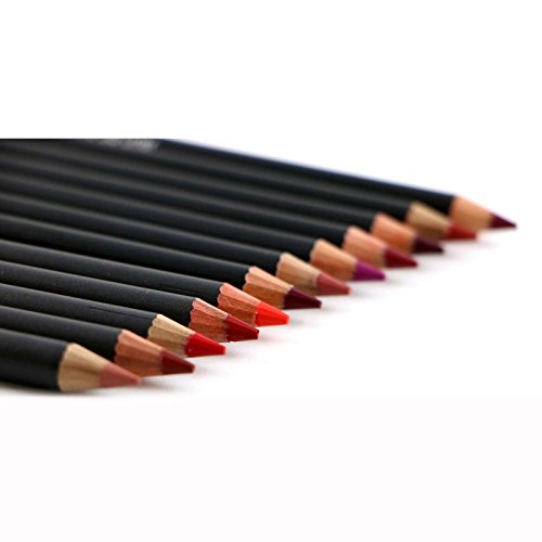12pc Italia Deluxe Ultra Fine Lip Liner set of 12 color