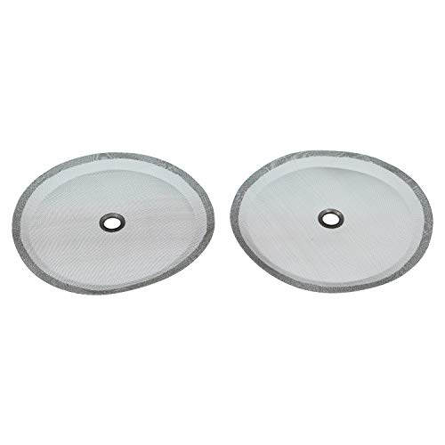 2 Packs French Press Replacement Filters Mesh Screen Perfect for 34 OZ,8 Cup French Press