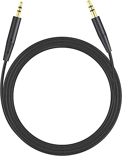 3.5mm to 2.5mm Audio Cable Cord Compatible with Bose 700 QuietComfort QC45 QC35II QC35 QC25 Noise Cancelling Headphones for 45BT E55BT E65BTNC Bluetooth Earphone (Straight Jack)