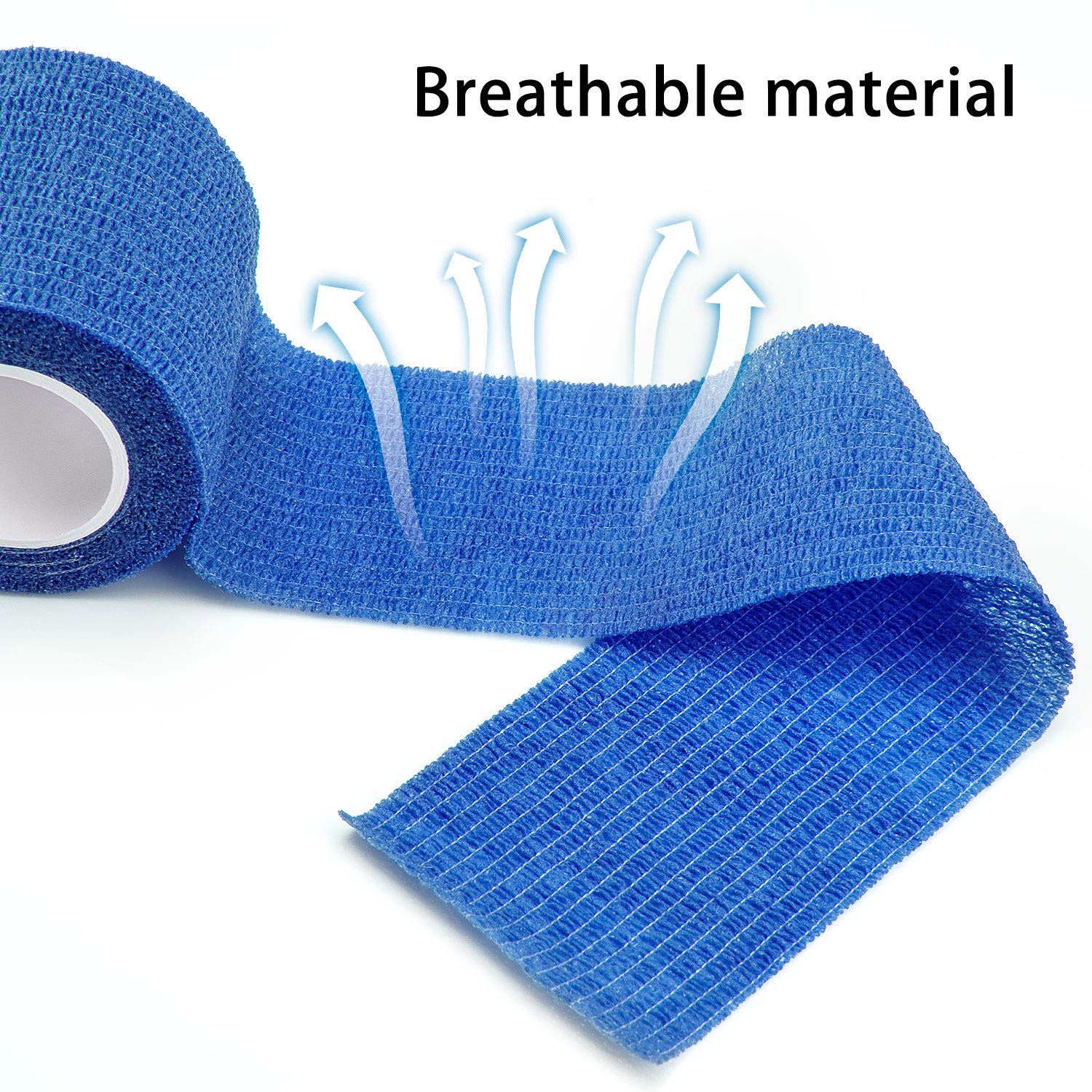 14 PCS Self Adhesive Bandage Wrap & Color Athletic Tape, Self Adherent StretchTape for Wrist, Ankle, Wrist Tape Baseball 2 Inch X 4.92Yard Per Roll.