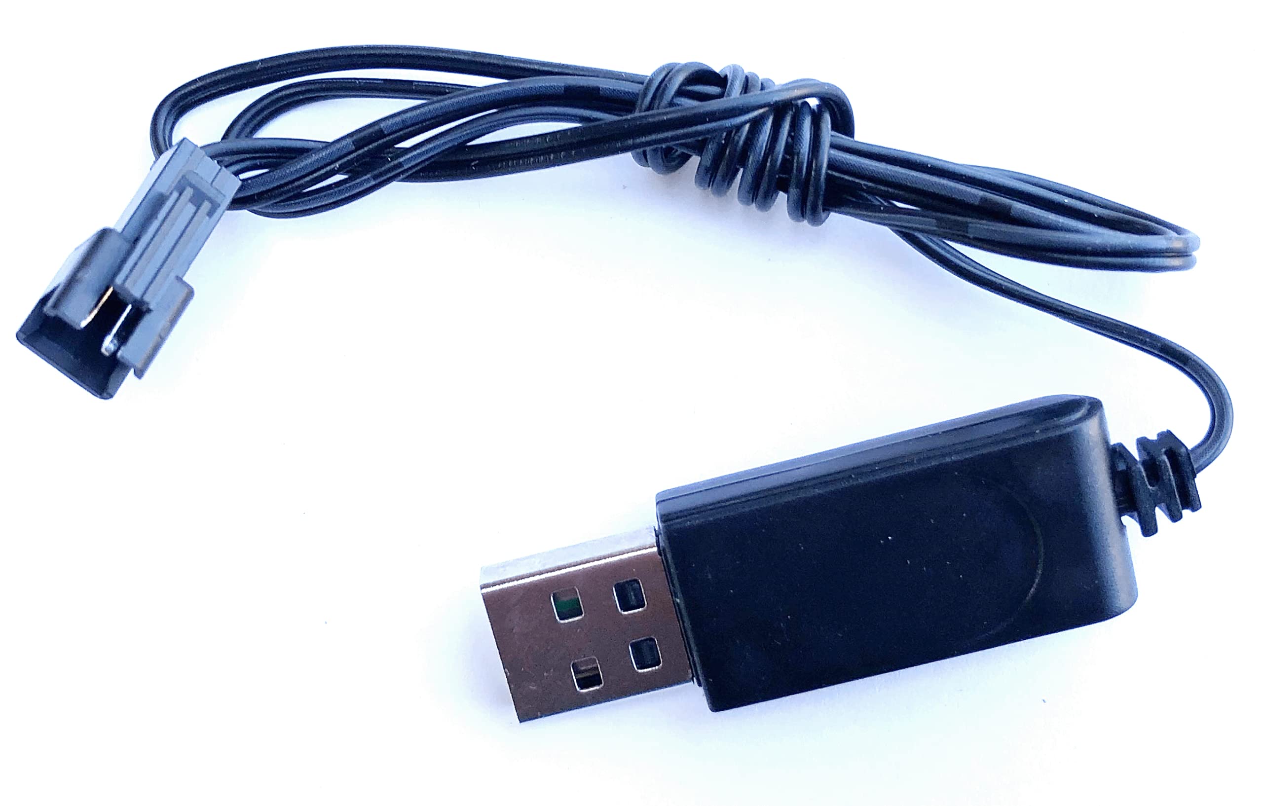 FORCETEKDATA 2 Pack 3.7v 2200mAh ICR18650 Rechargeable Battery with SM 2P Plug & Charge Cable